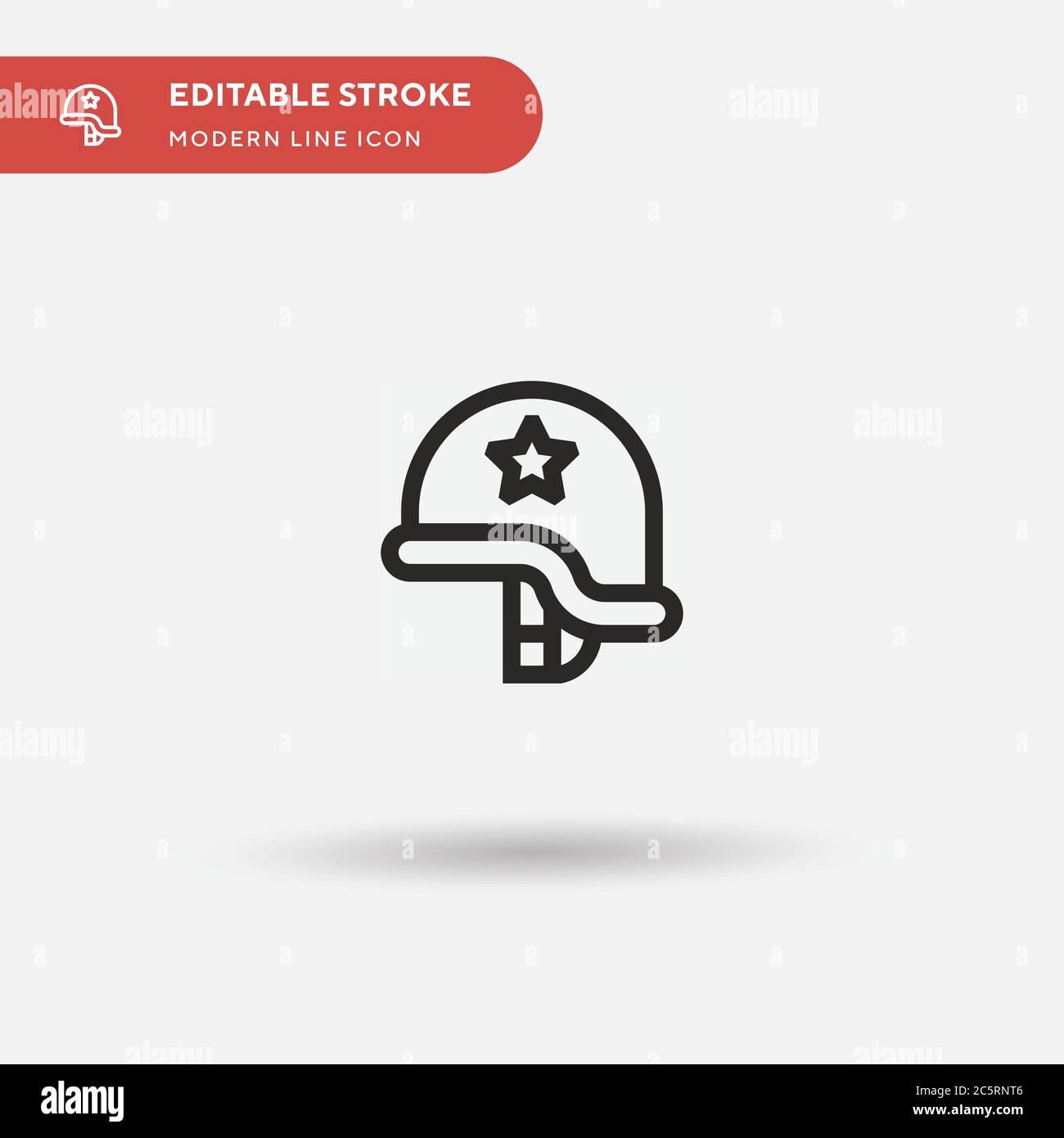 Einfaches Vektor-Symbol für Helm. Illustration Symbol Design Vorlage ...