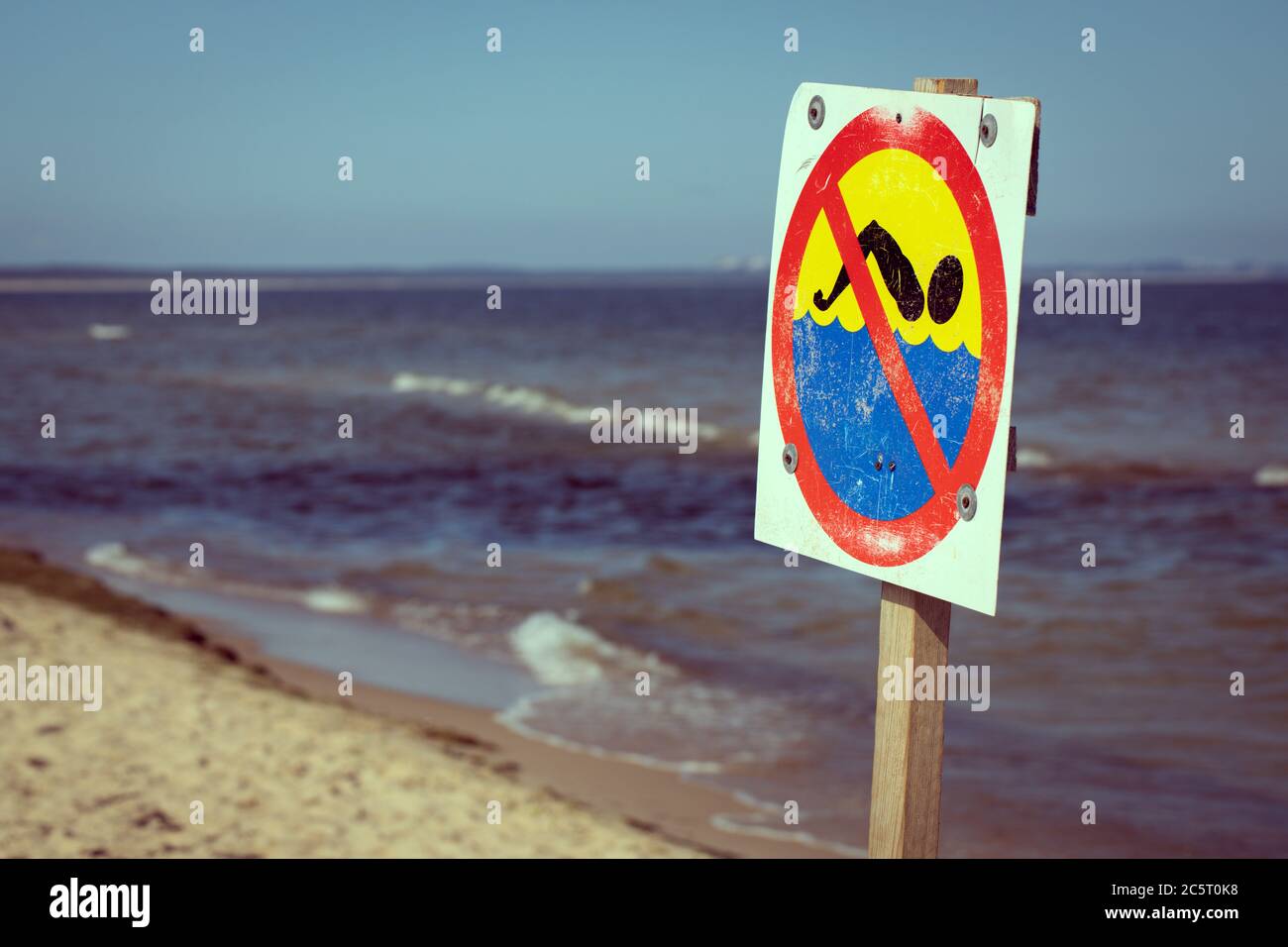 Schwimmen Verbotenes Zeichen Stockfotos und -bilder Kaufen - Alamy