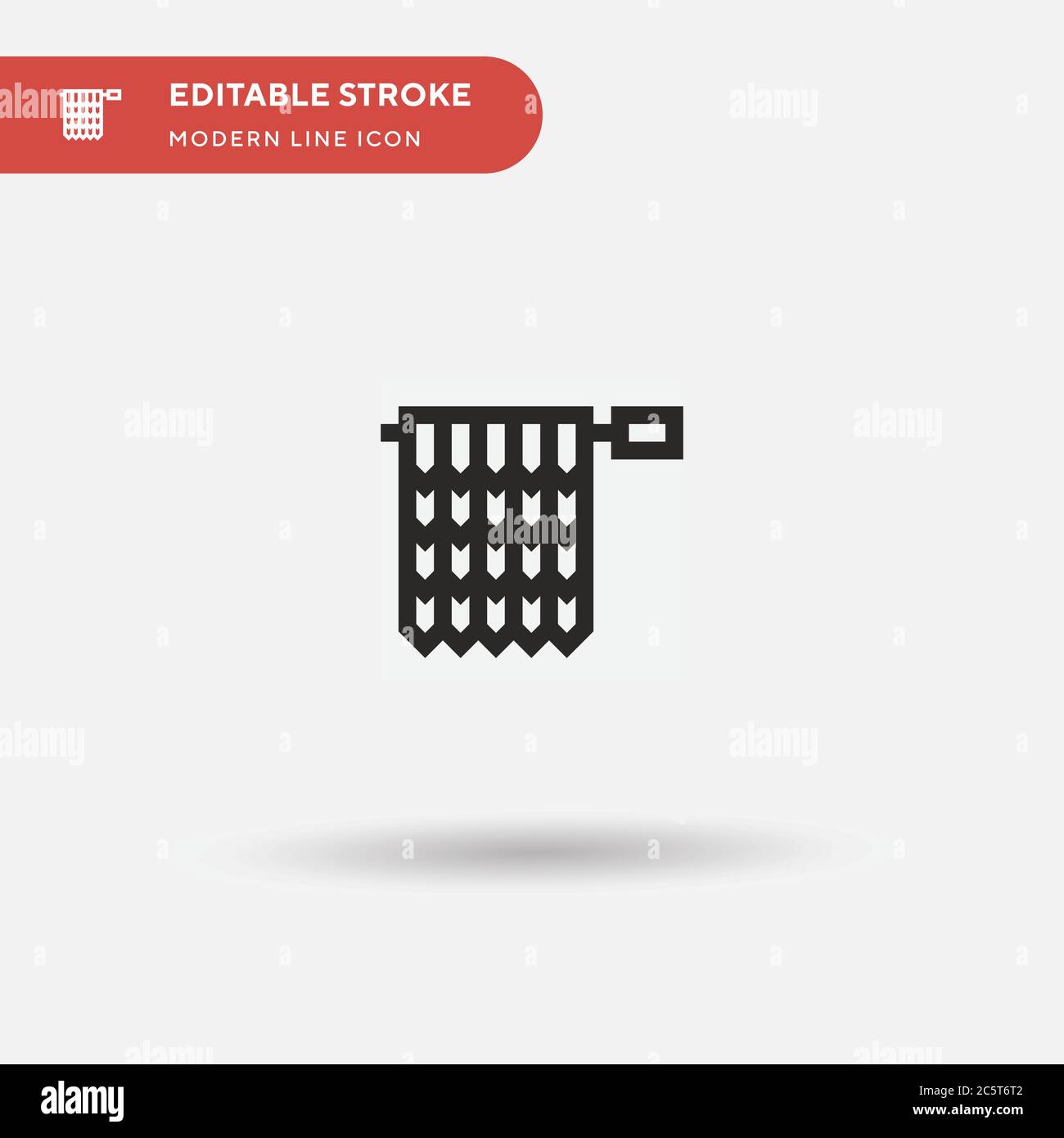 Einfaches Vektorsymbol „Stricken“. Illustration Symbol Design Vorlage ...