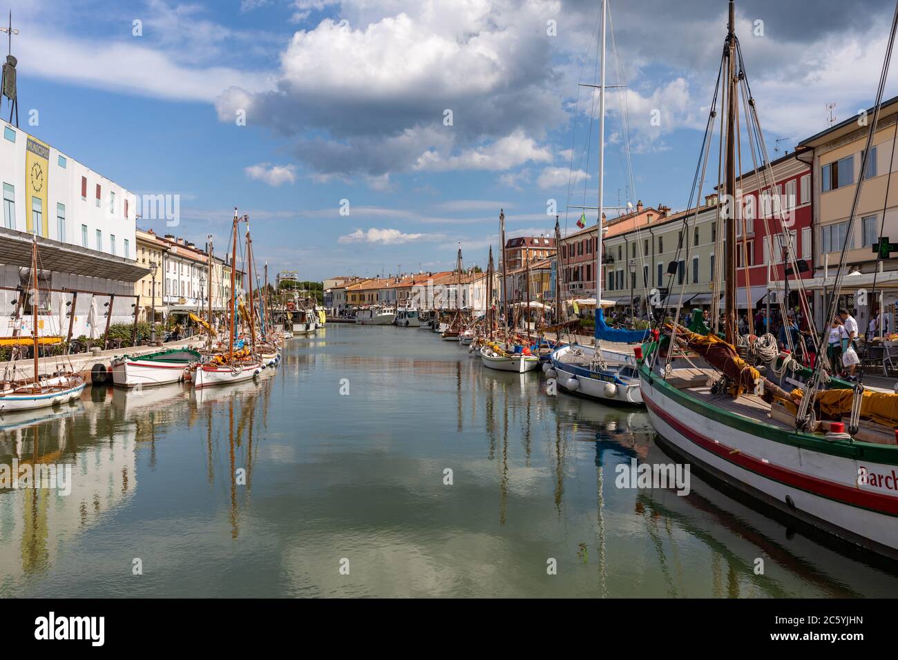 Cesenatico harbour adriatic coast emilia romagna -Fotos und ...