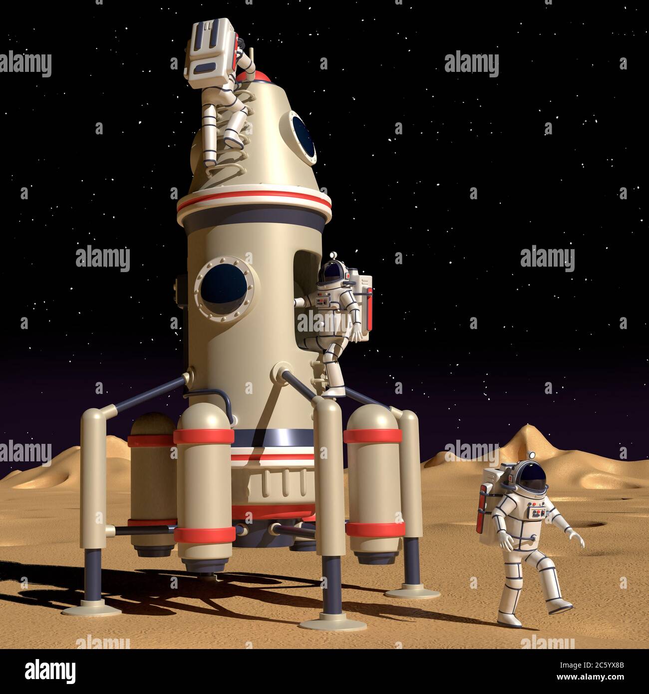 Astronaut alien cartoon -Fotos und -Bildmaterial in hoher Auflösung – Alamy