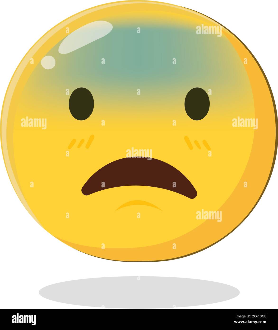 Emoticon panic Stock-Vektorgrafiken kaufen - Alamy