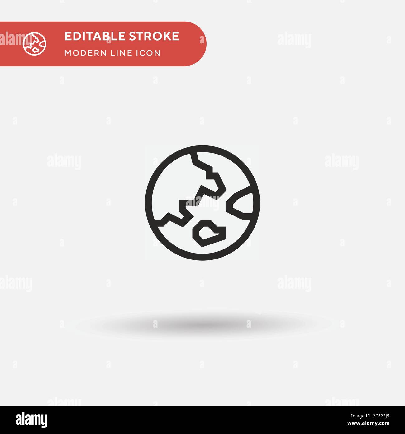 World Simple Vektor-Symbol. Illustration Symbol Design Vorlage für Web ...