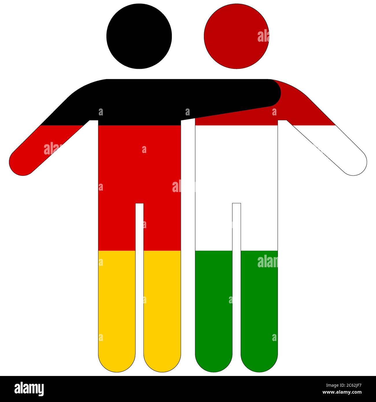 Ungarn deutschland flagge -Fotos und -Bildmaterial in hoher Auflösung ...