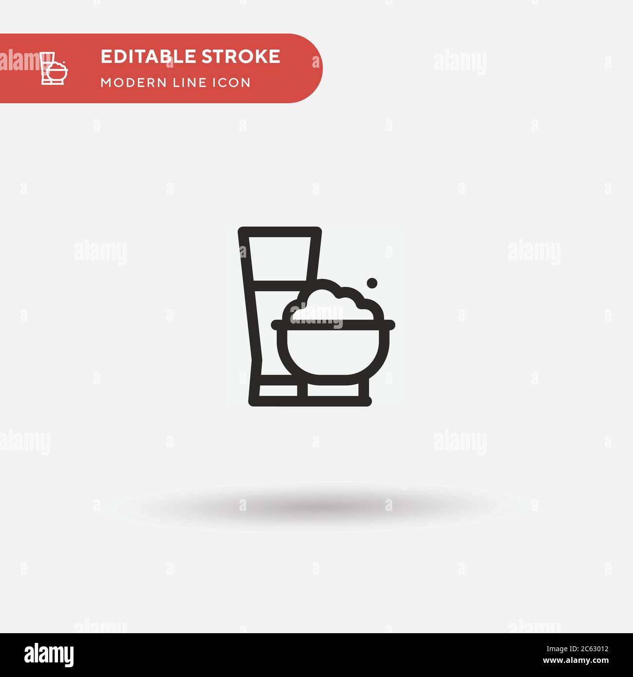 Malz einfaches Vektorsymbol. Illustration Symbol Design Vorlage für Web ...