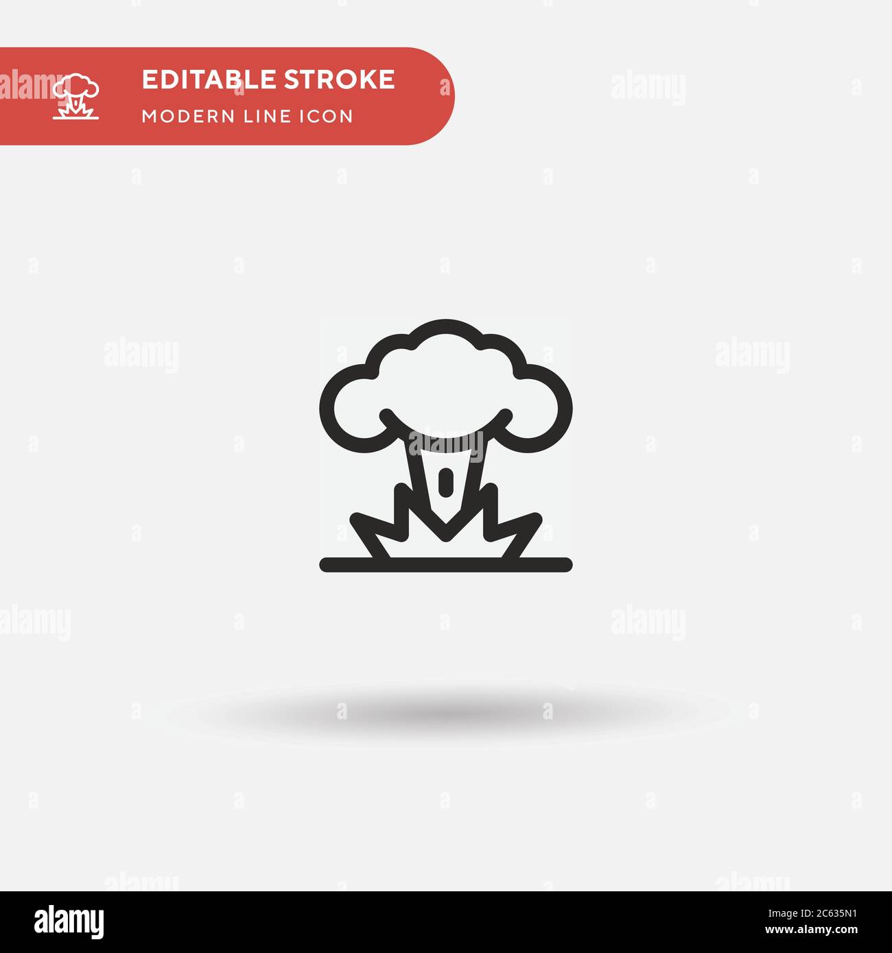 Einfaches Vektorsymbol für Explosionen. Illustration Symbol Design ...