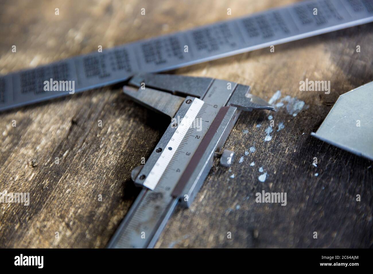 Nonius Messschieber Stockfotos und -bilder Kaufen - Alamy