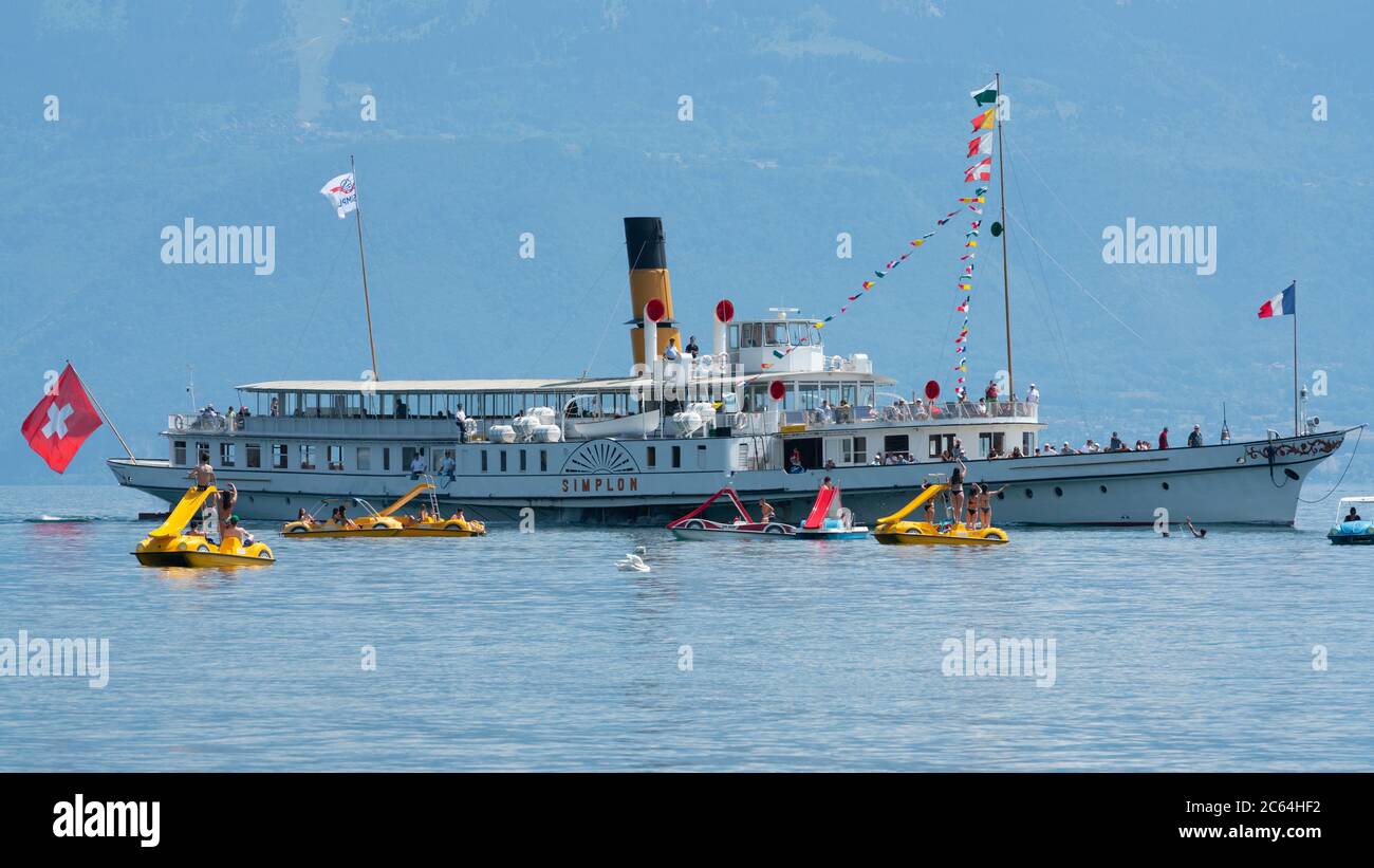 Schweizer schweiz genf boot -Fotos und -Bildmaterial in hoher Auflösung ...