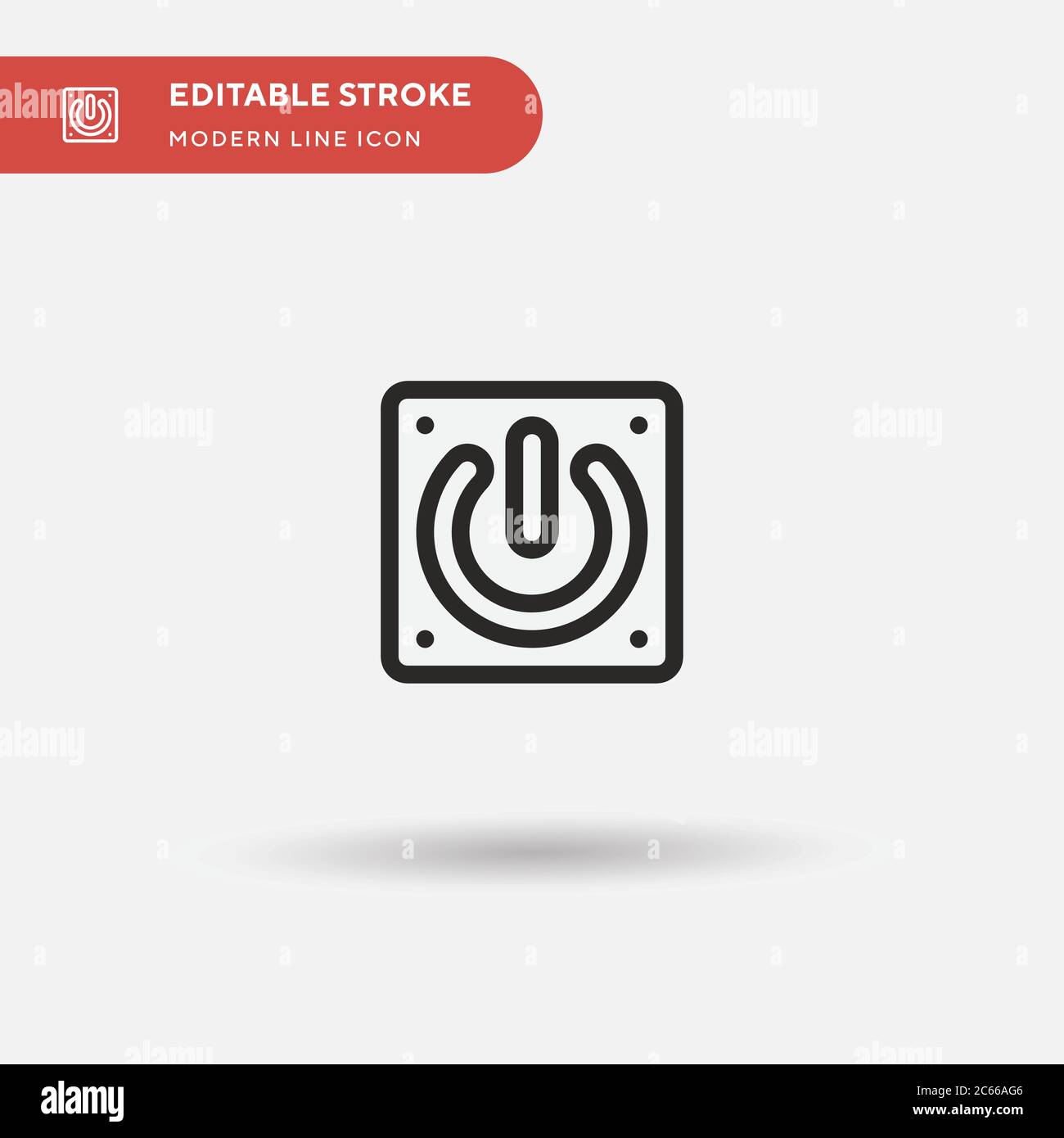 Power Simple Vektor-Symbol. Illustration Symbol Design Vorlage für Web ...