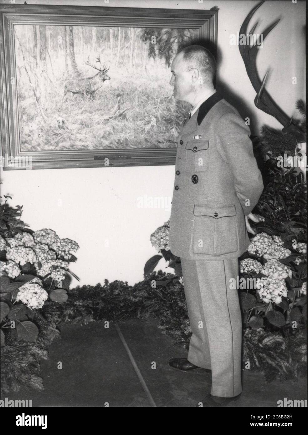 Eröffnung der Jagdausstellung Meisner, Lammers, Darre, Rust und Goering ...