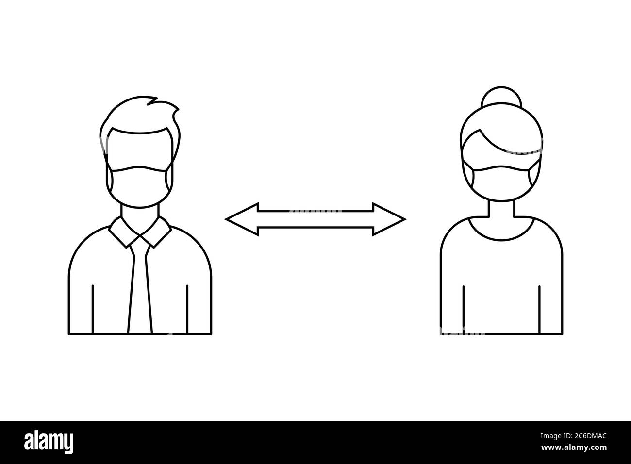 Soziale distanz clipart Stock-Vektorgrafiken kaufen - Alamy