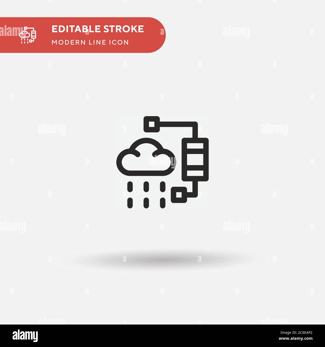 Symbol für einfache Vektorsteuerung. Illustration Symbol Design Vorlage ...