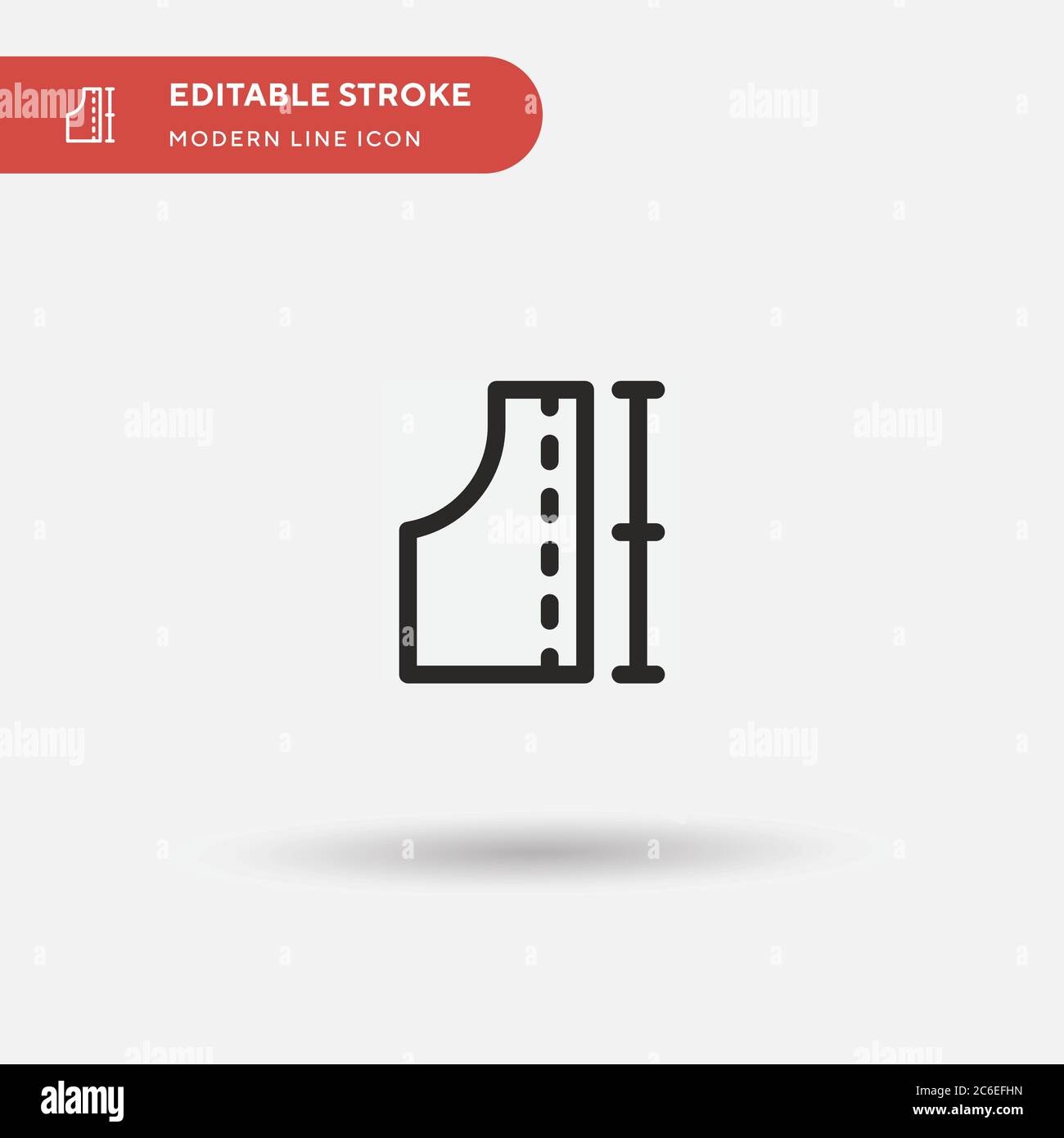 Einfaches Vektorsymbol entwerfen. Illustration Symbol Design Vorlage ...