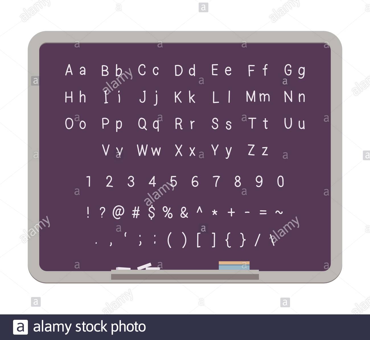 Lateinisches Alphabet Stockfotos und -bilder Kaufen - Alamy