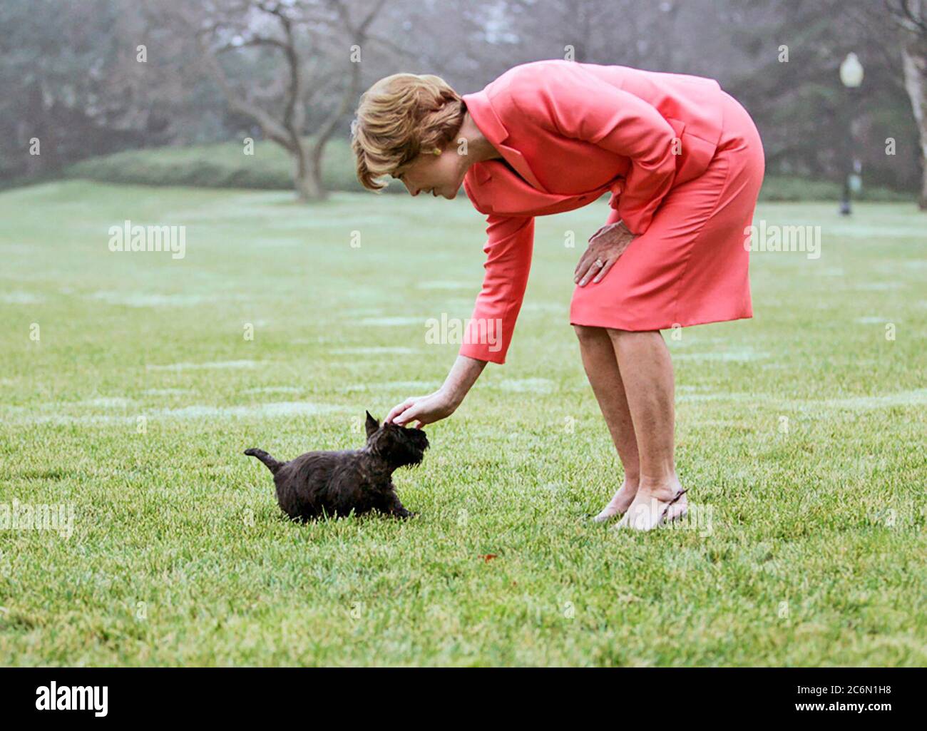 Besuch bei Miss Beazley. Laura Bush Stockfotografie - Alamy