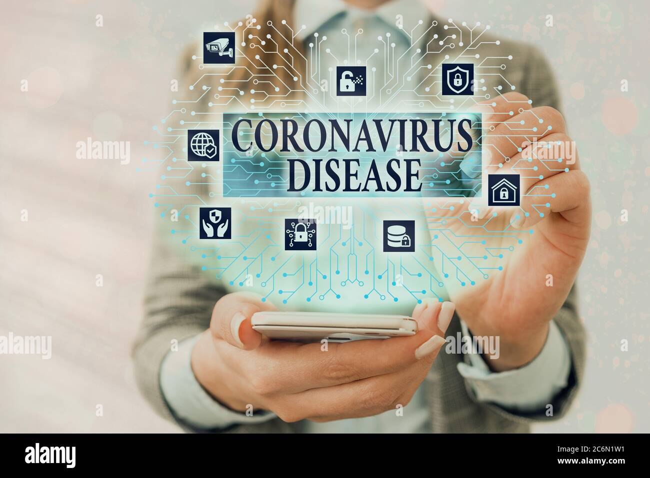 Textzeichen mit Coronavirus-Erkrankung. Business Foto Text definiert ... Textzeichen mit Coronavirus-Erkrankung. Business Foto Text definiert ...