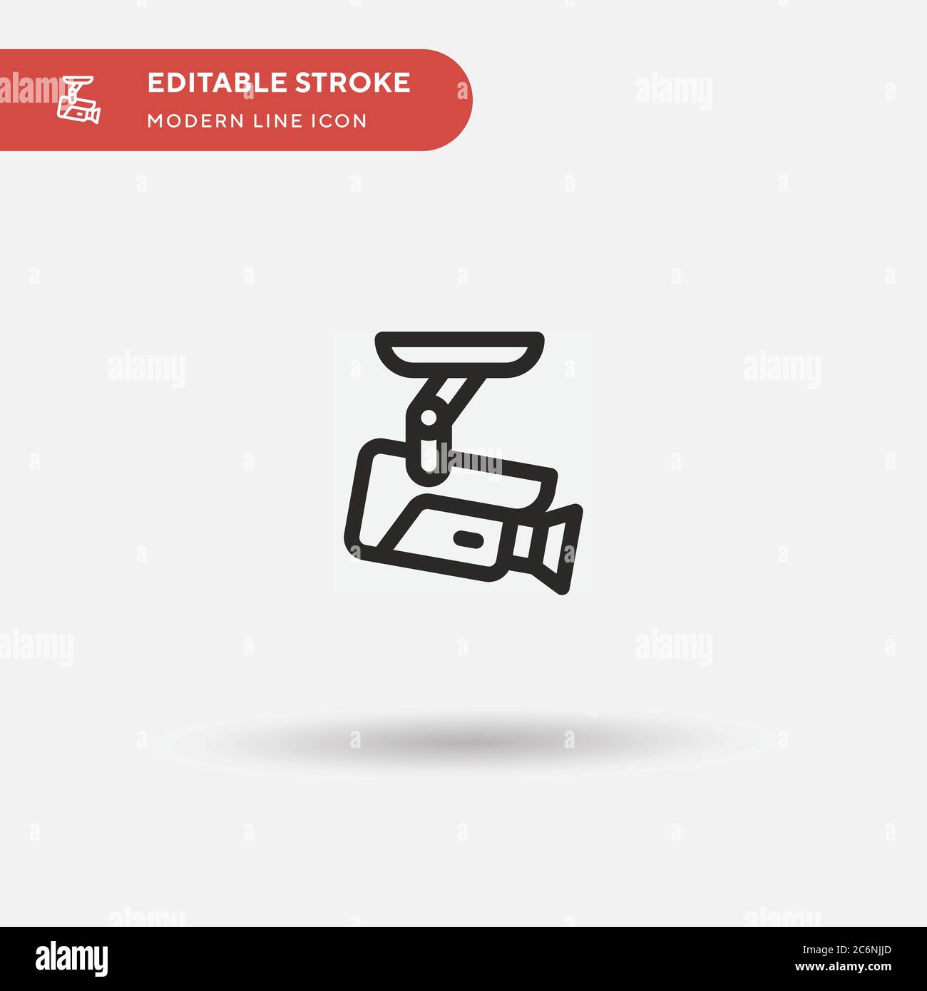 CCTV Simple Vector-Symbol. Illustration Symbol Design Vorlage für Web ...