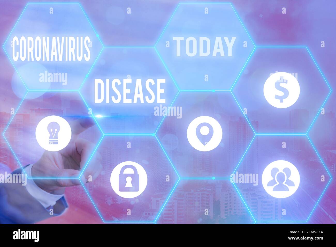 Textzeichen mit Coronavirus-Erkrankung. Business Foto Text definiert ... Textzeichen mit Coronavirus-Erkrankung. Business Foto Text definiert ...