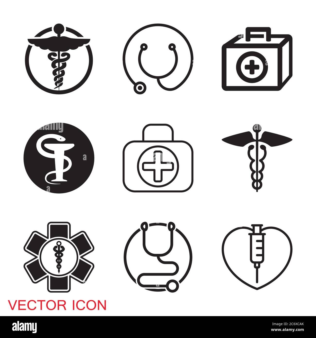 Arztsymbol. Personen Symbole Arzt Konzepte Stock-Vektorgrafik - Alamy