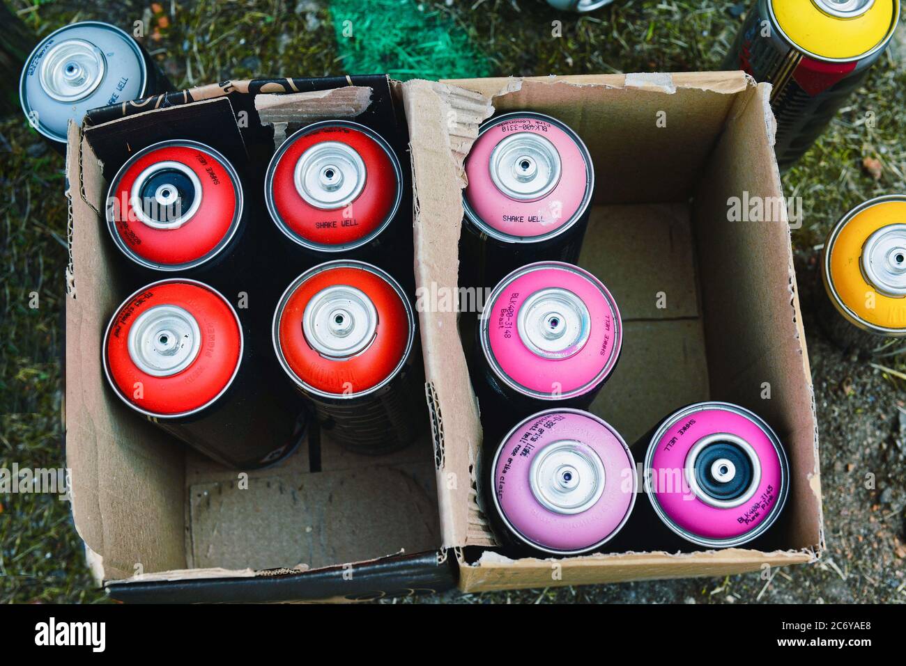 Dosen in einer box -Fotos und -Bildmaterial in hoher Auflösung – Alamy