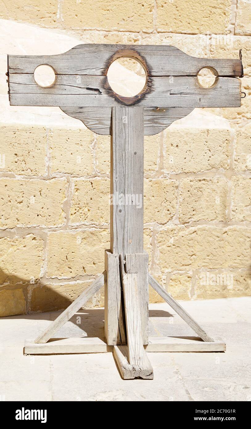 Mittelalterliche Bestrafung Stockfotos und -bilder Kaufen - Alamy