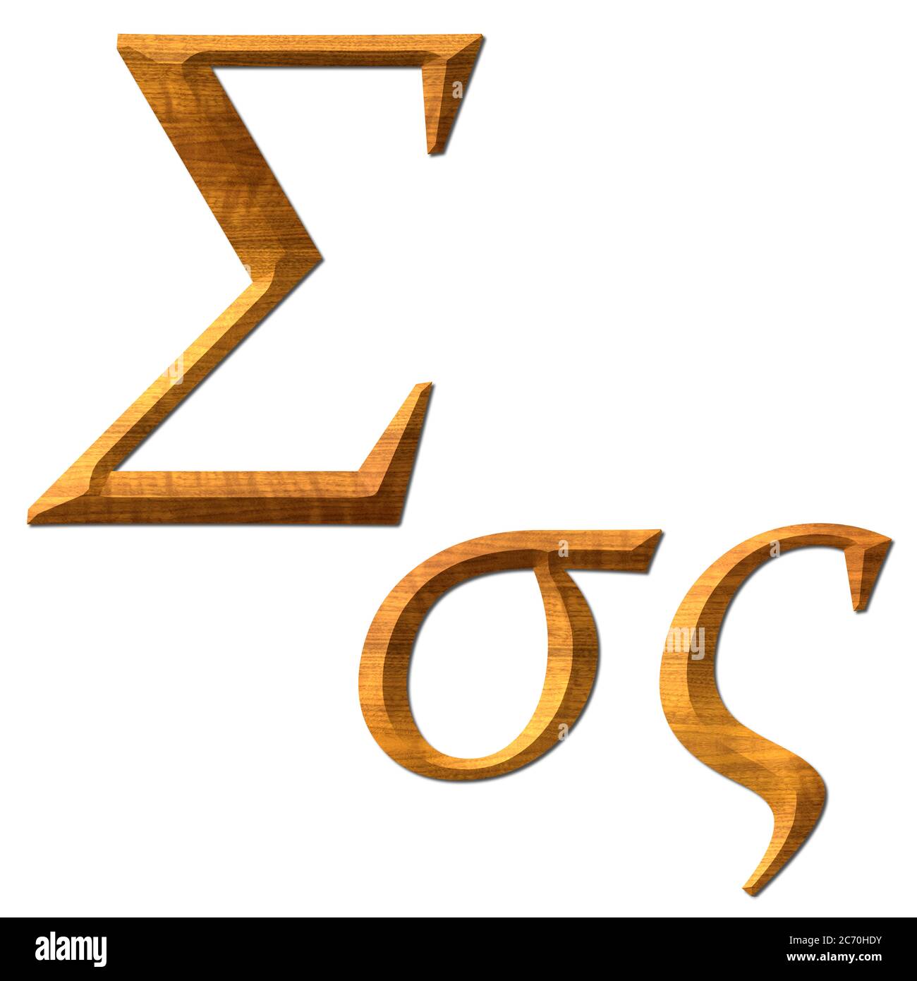 Griechisches alphabet illustration Ausgeschnittene Stockfotos und ...