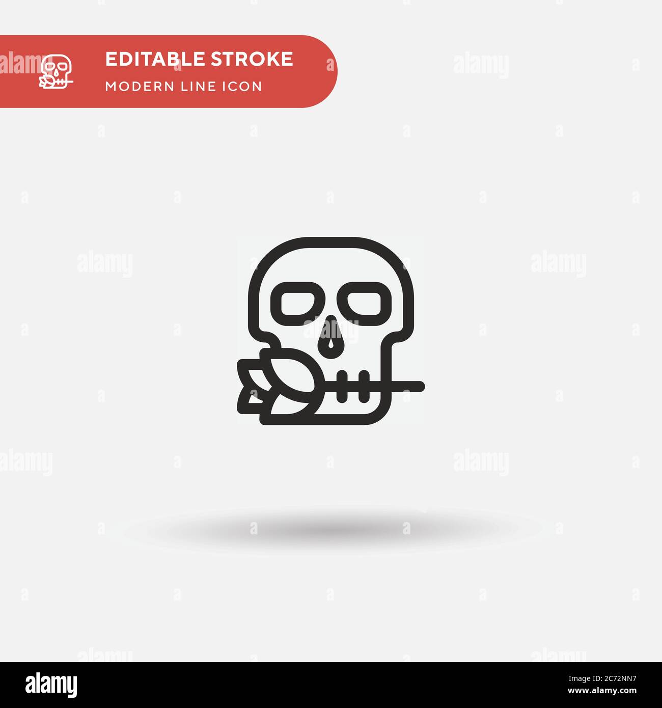 Tod einfaches Vektor-Symbol. Illustration Symbol Design Vorlage für Web ...