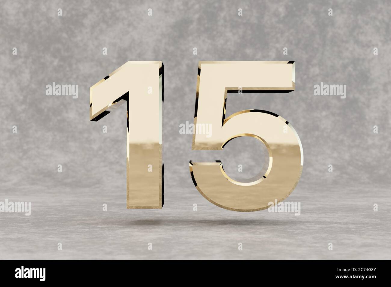 Goldene zahl 15 -Fotos und -Bildmaterial in hoher Auflösung – Alamy