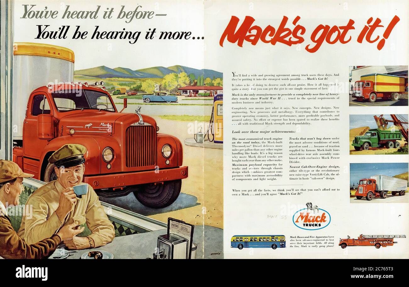 Mack trucks -Fotos und -Bildmaterial in hoher Auflösung – Alamy