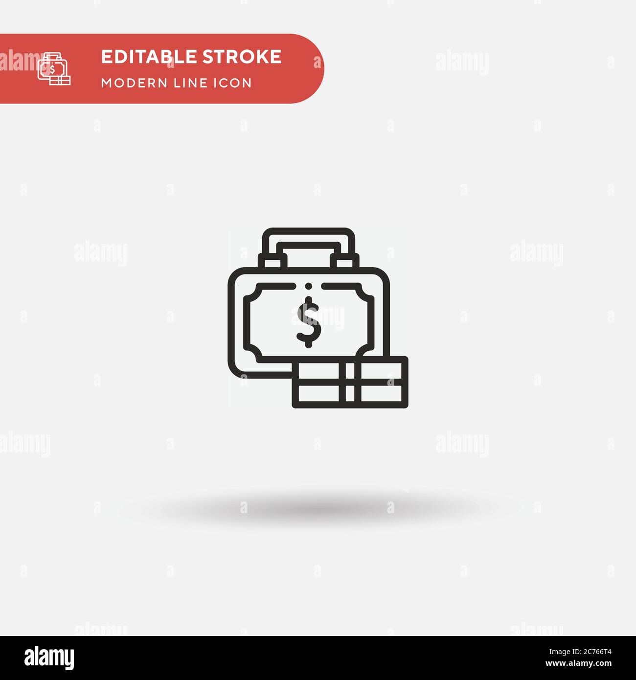 Einfaches Vektorsymbol für Geld. Illustration Symbol Design Vorlage für ...