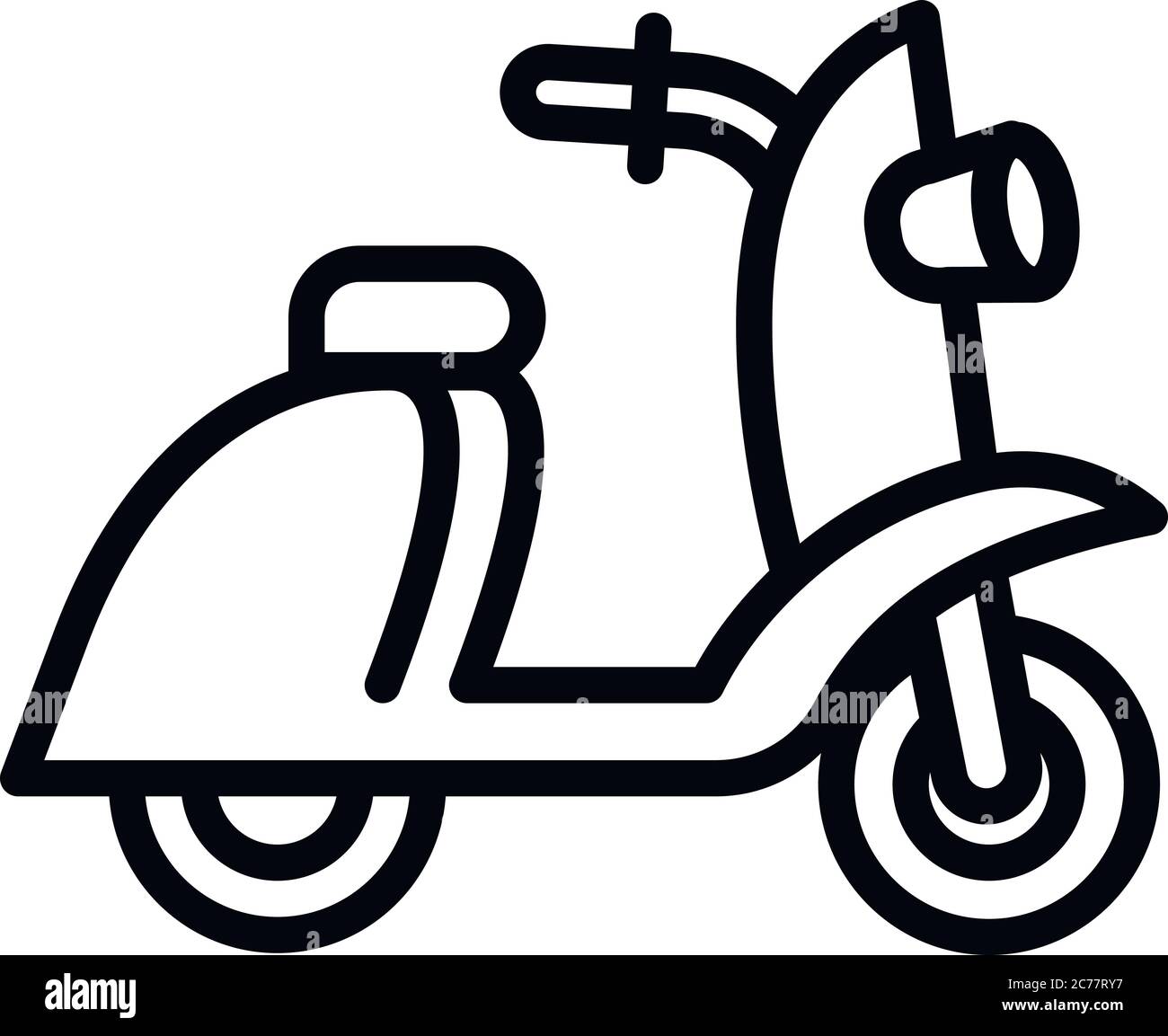 Roller-Symbol. Umriss Roller Vektor-Symbol für Web-Design isoliert auf weißem Hintergrund Stock ...