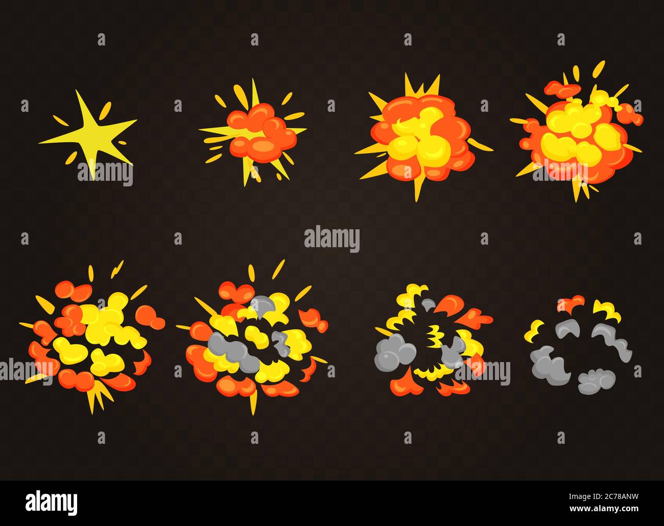 Cartoon explosion -Fotos und -Bildmaterial in hoher Auflösung – Alamy