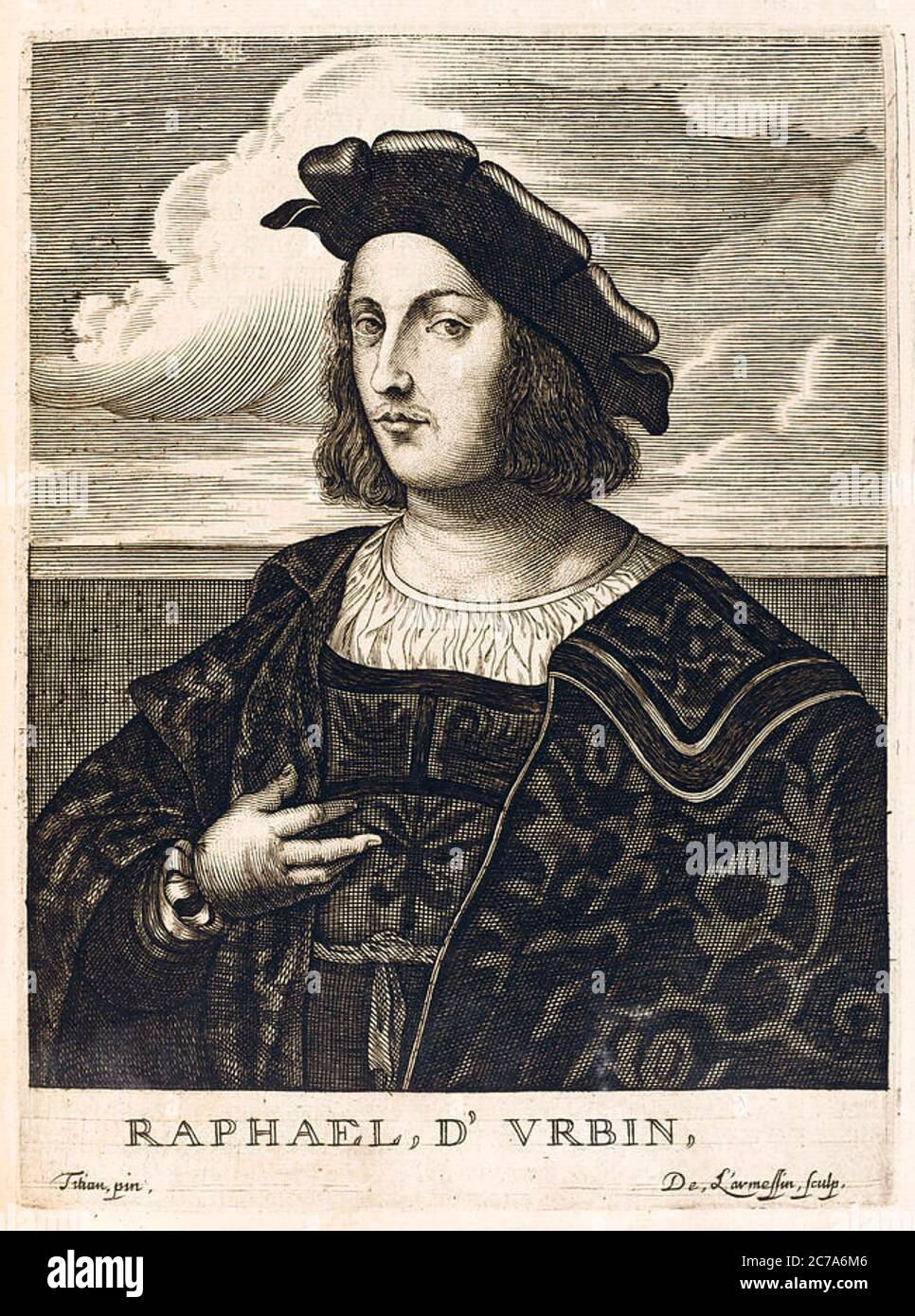 RAPHAEL SANZIO da URBINO (1483-1520) Italienischer Maler, bekannt als ...