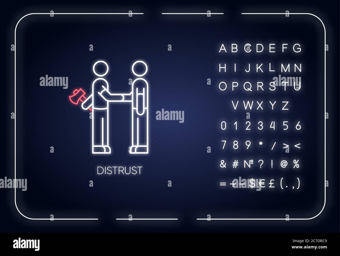 Mangel an vertrauen Stock-Vektorgrafiken kaufen - Alamy