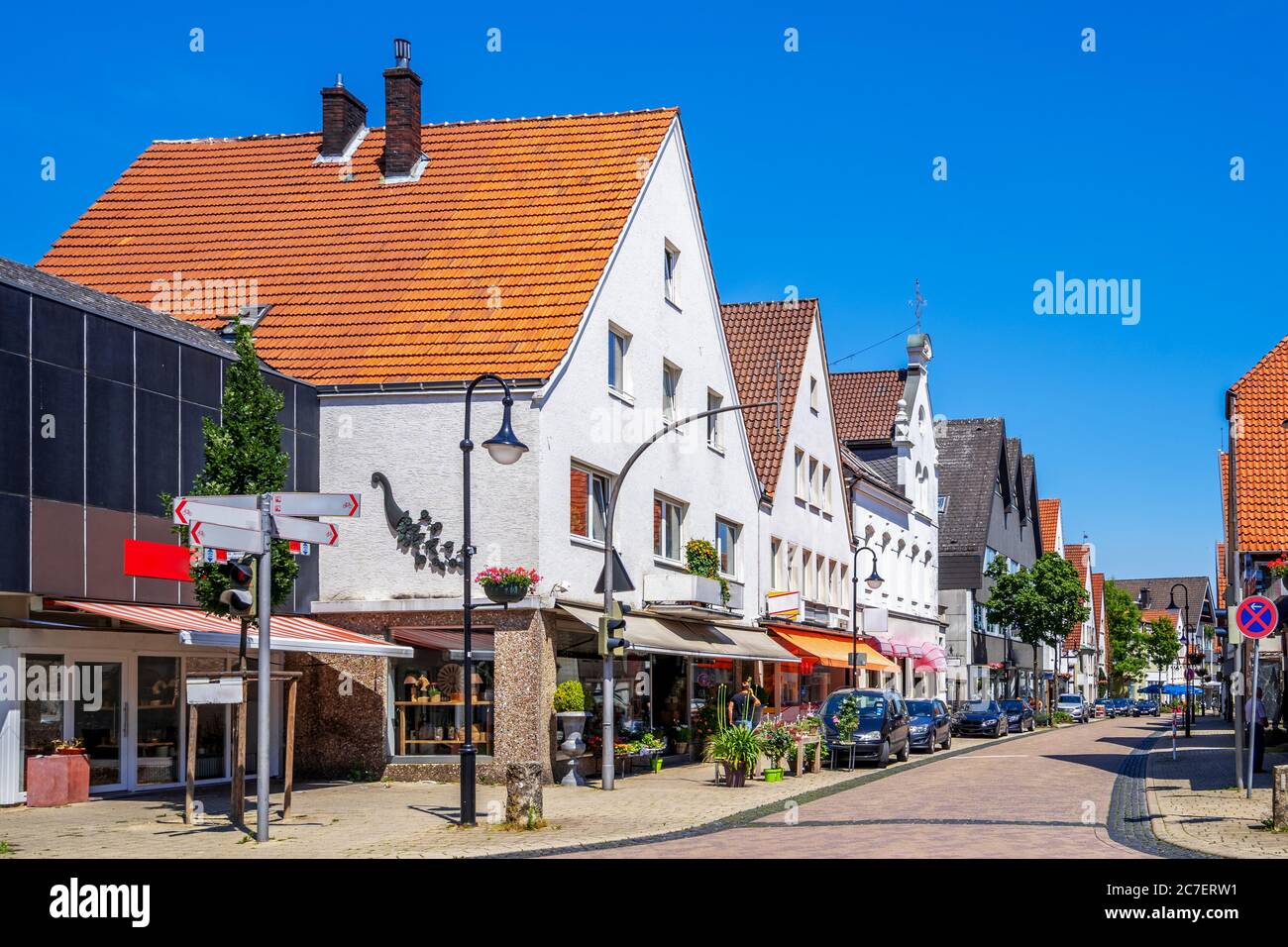 Historische Stadt Horn Bad Meinberg, Deutschland Stockfotografie - Alamy