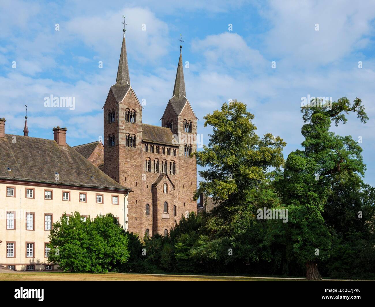 Karolingisches Westwerk der ehemaligen Klosterkirche Corvey, Höxter ...
