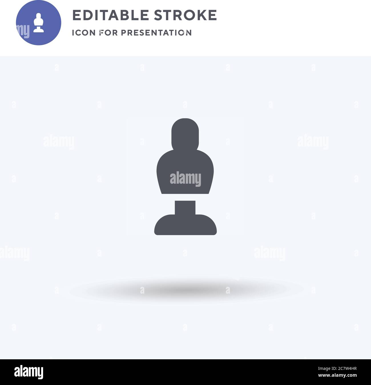 Dummy Icon Vektor, gefüllt flache Zeichen, solides Piktogramm isoliert ...