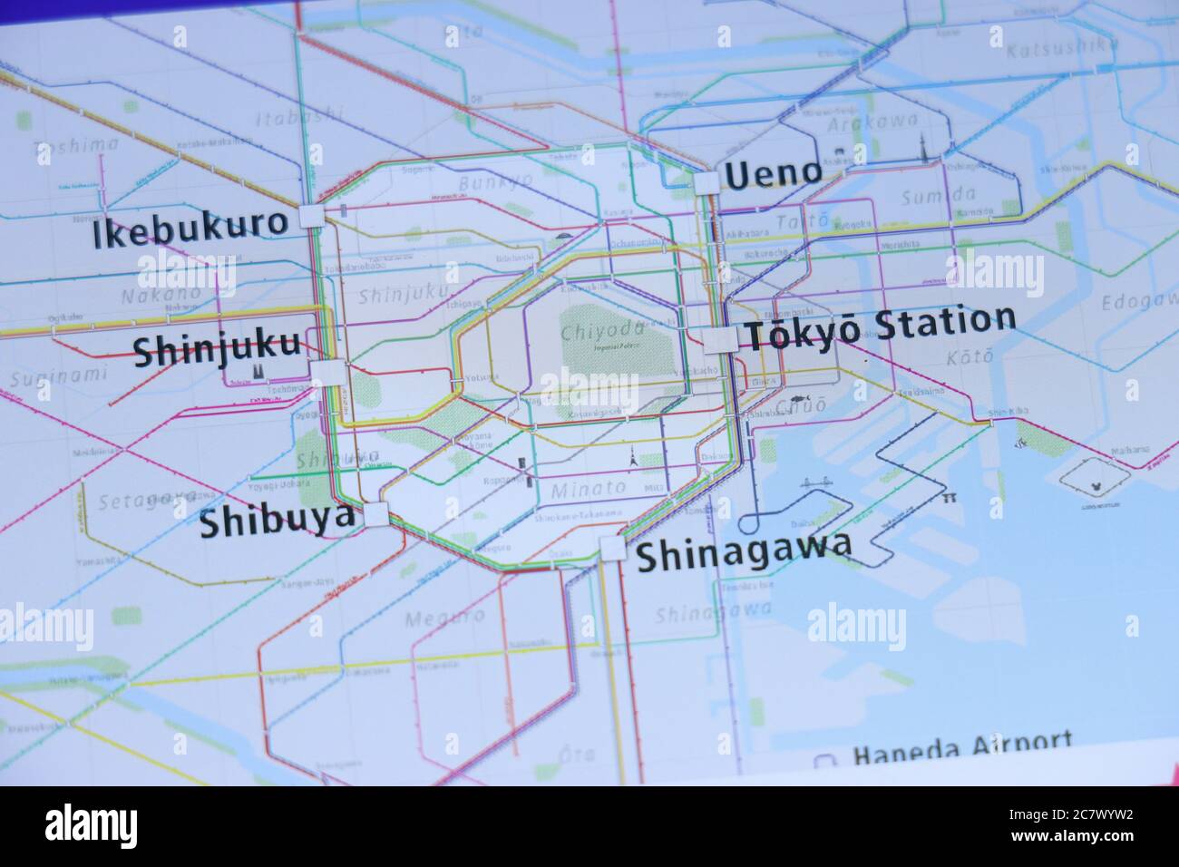 Tokyo metro map -Fotos und -Bildmaterial in hoher Auflösung – Alamy