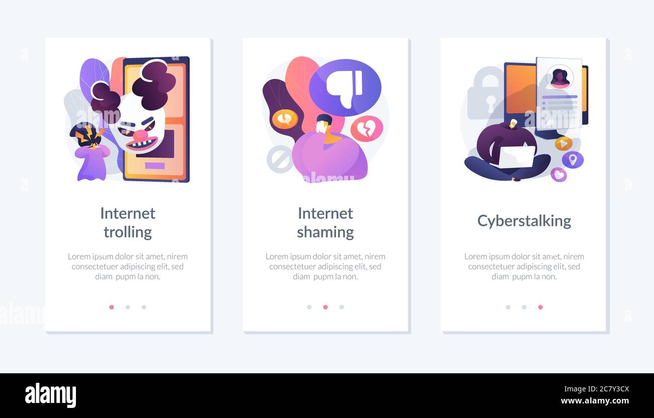 Cyber bullying cartoon -Fotos und -Bildmaterial in hoher Auflösung – Alamy