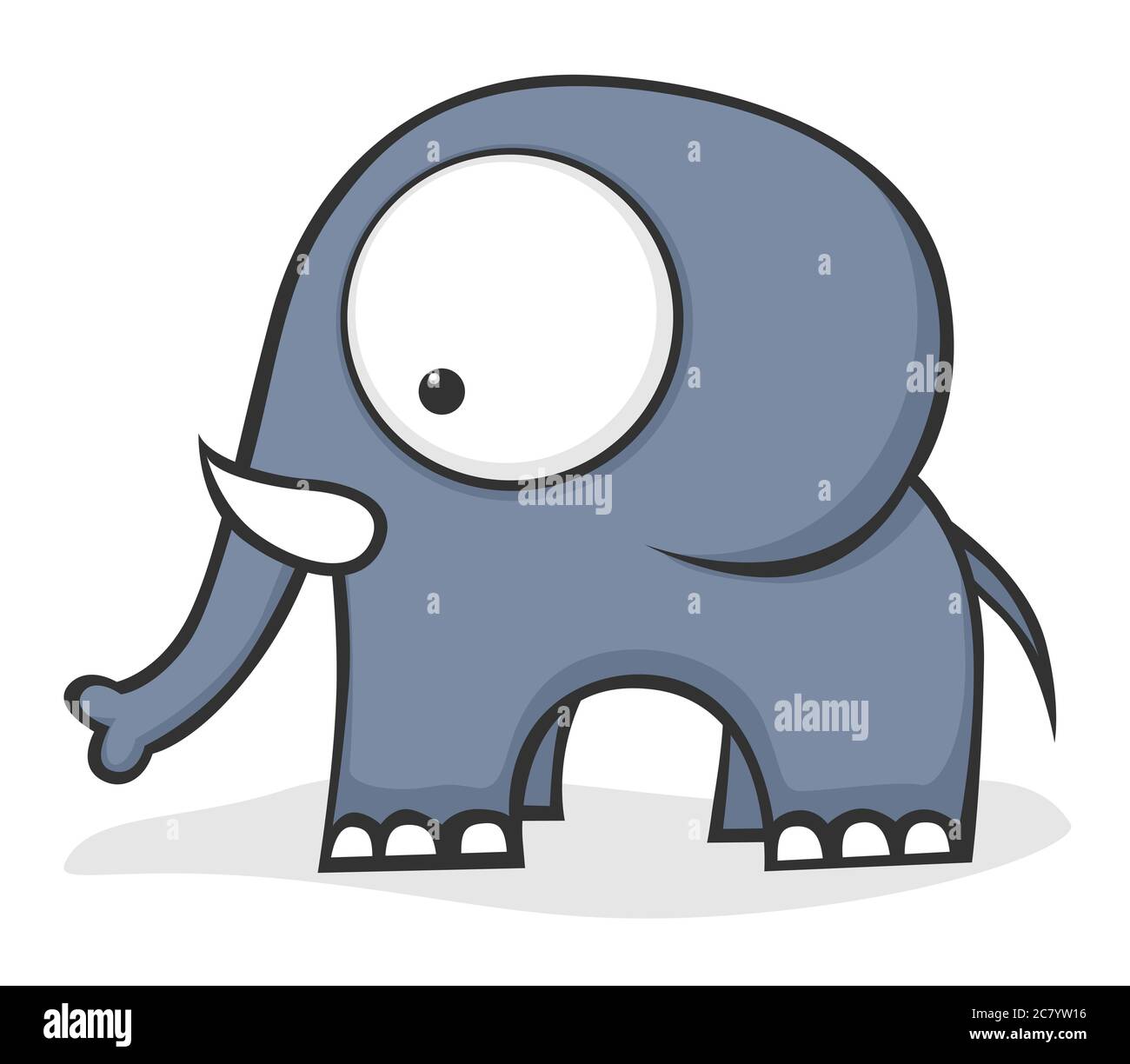 Comic elephant Ausgeschnittene Stockfotos und -bilder - Alamy