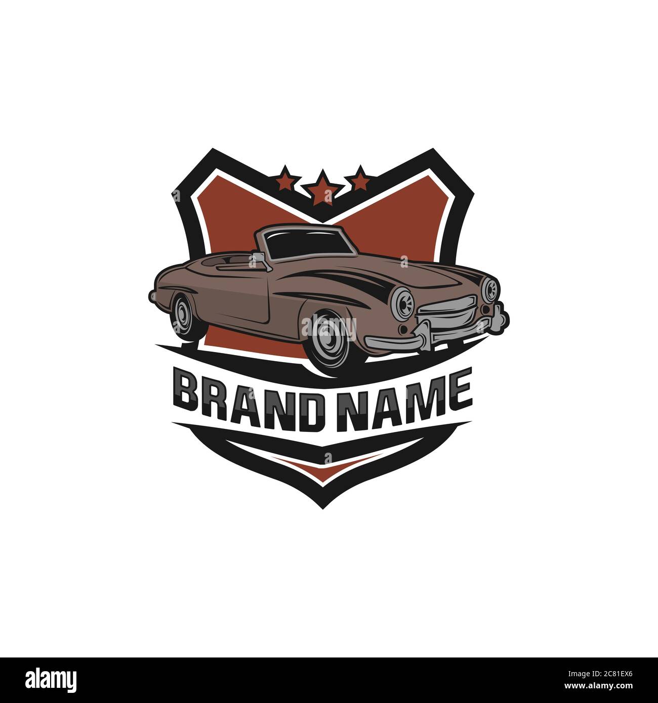 Oldtimer logo Stock-Vektorgrafiken kaufen - Alamy