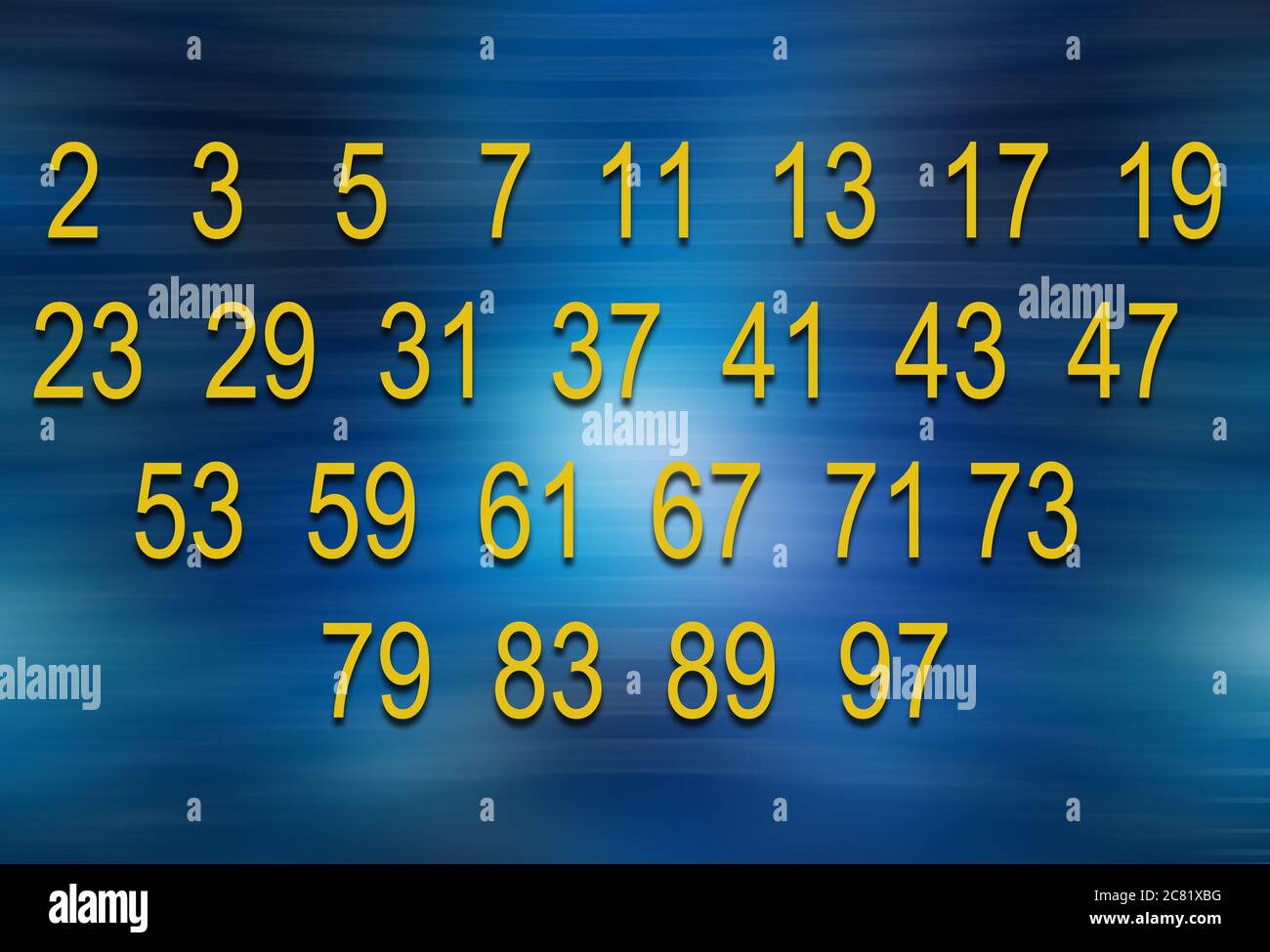 Primzahlen in den ersten 100 -Fotos und -Bildmaterial in hoher ...