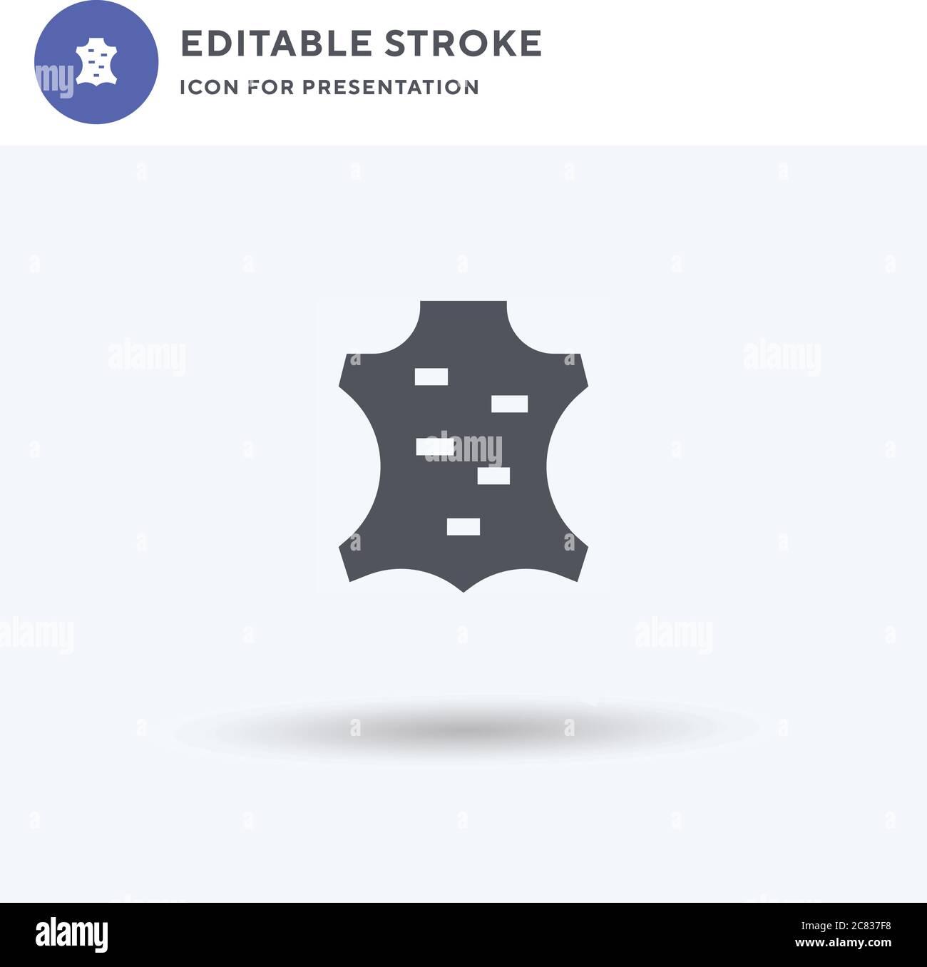 Tier-Symbolvektor, gefülltes flaches Zeichen, solides Piktogramm ...