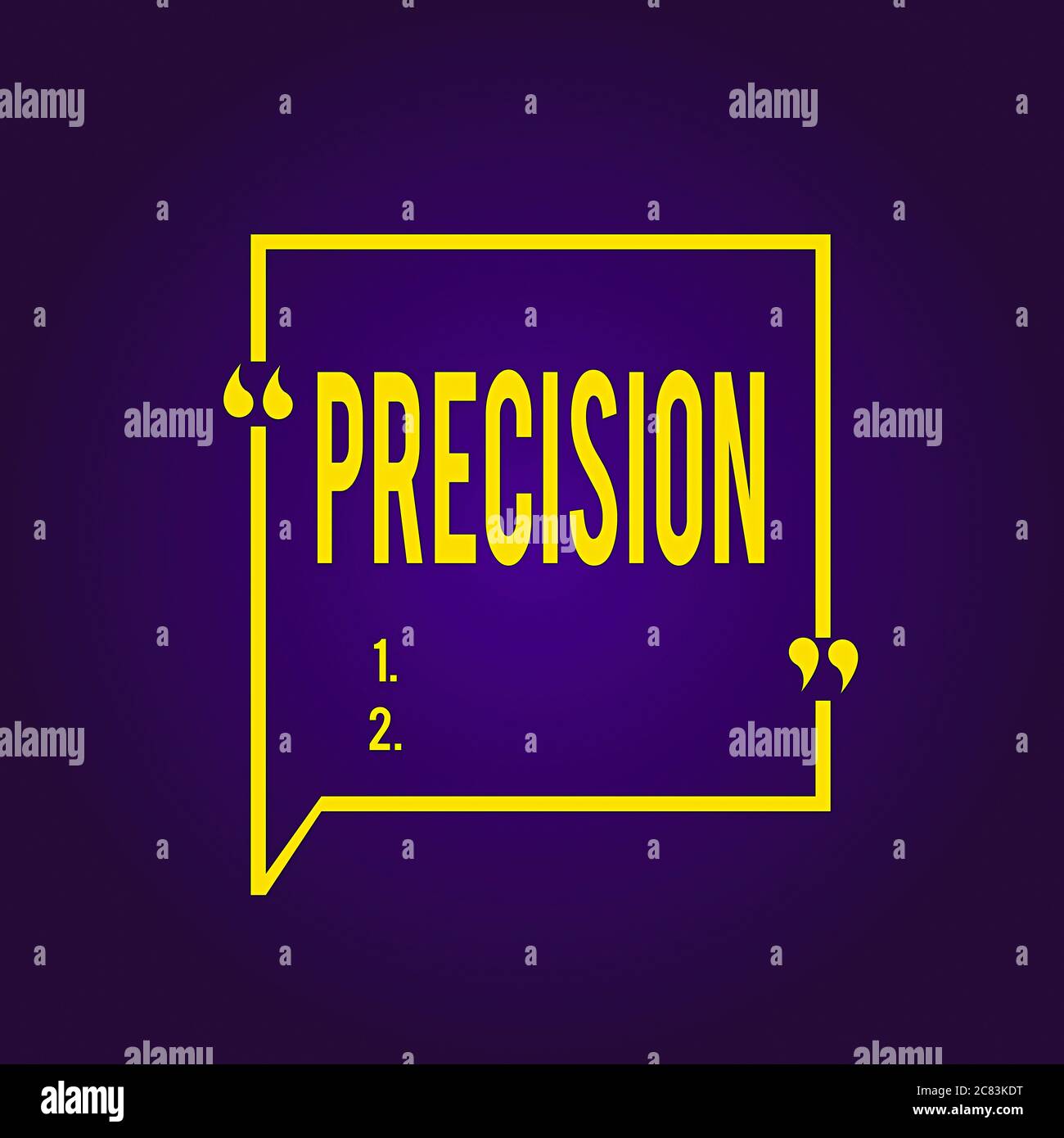 Textzeichen mit der Genauigkeit. Business Foto Text der Grad der ...
