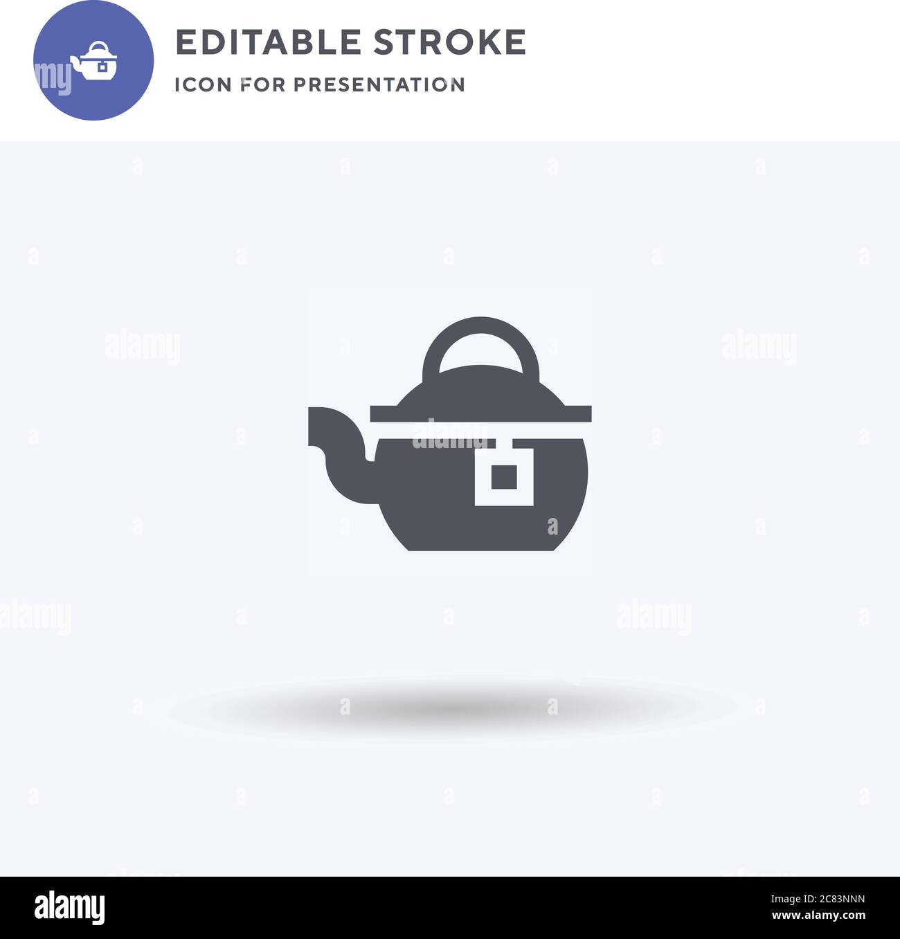 Teekanne Symbol Vektor, gefüllt flache Zeichen, solide Piktogramm ...