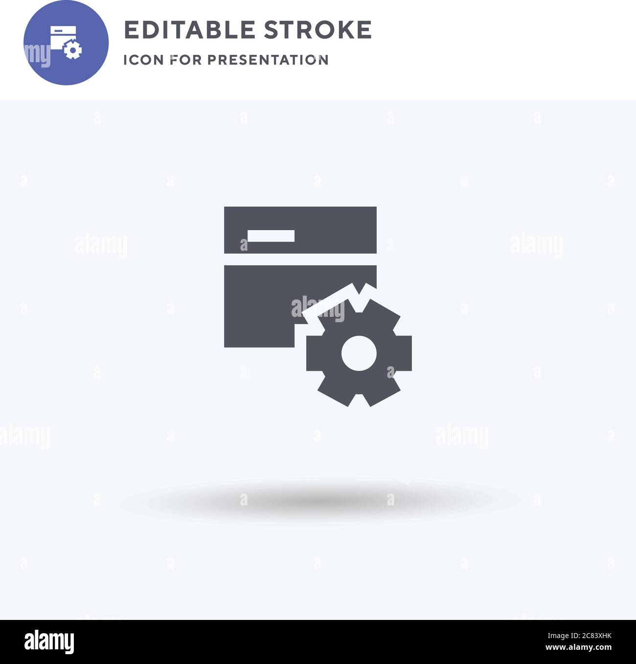 Entwicklung Icon Vektor, gefüllt flache Zeichen, solide Piktogramm ...