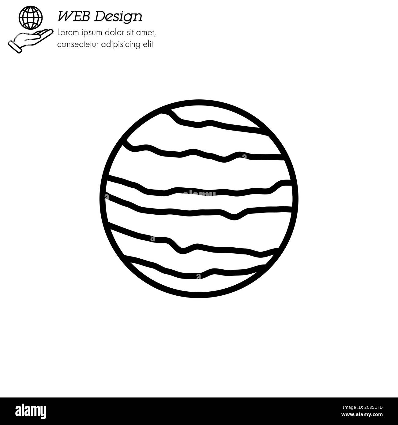 Venus Planet Symbol dünne Linie, linear, Umriss Vektor. Venus Planet ... Venus Planet Symbol dünne Linie, linear, Umriss Vektor. Venus Planet ...