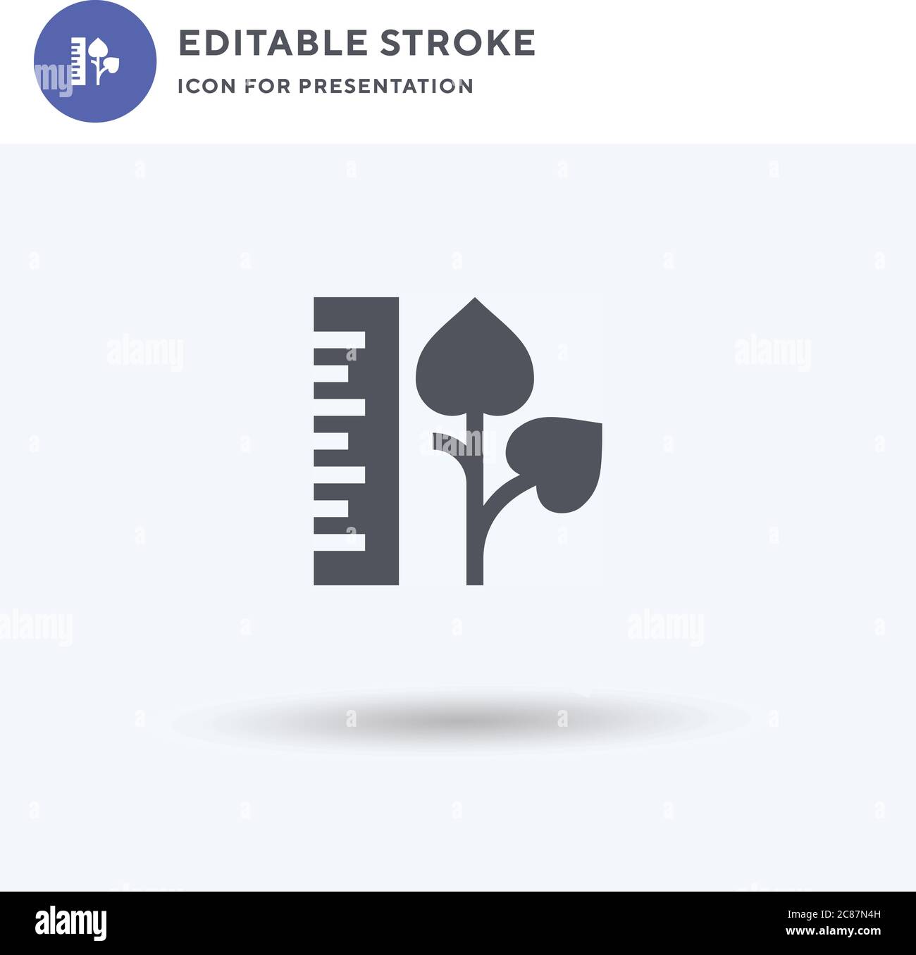 Größe Symbol Vektor, gefüllt flache Zeichen, solide Piktogramm isoliert ...