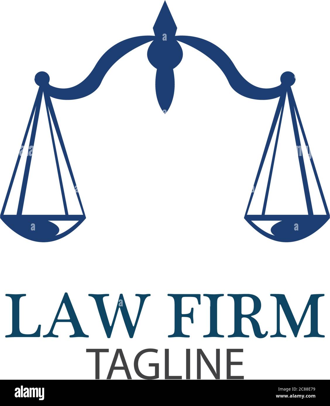 Kanzlei Logo und Symbol Design Vorlage-Vektor Stock-Vektorgrafik - Alamy