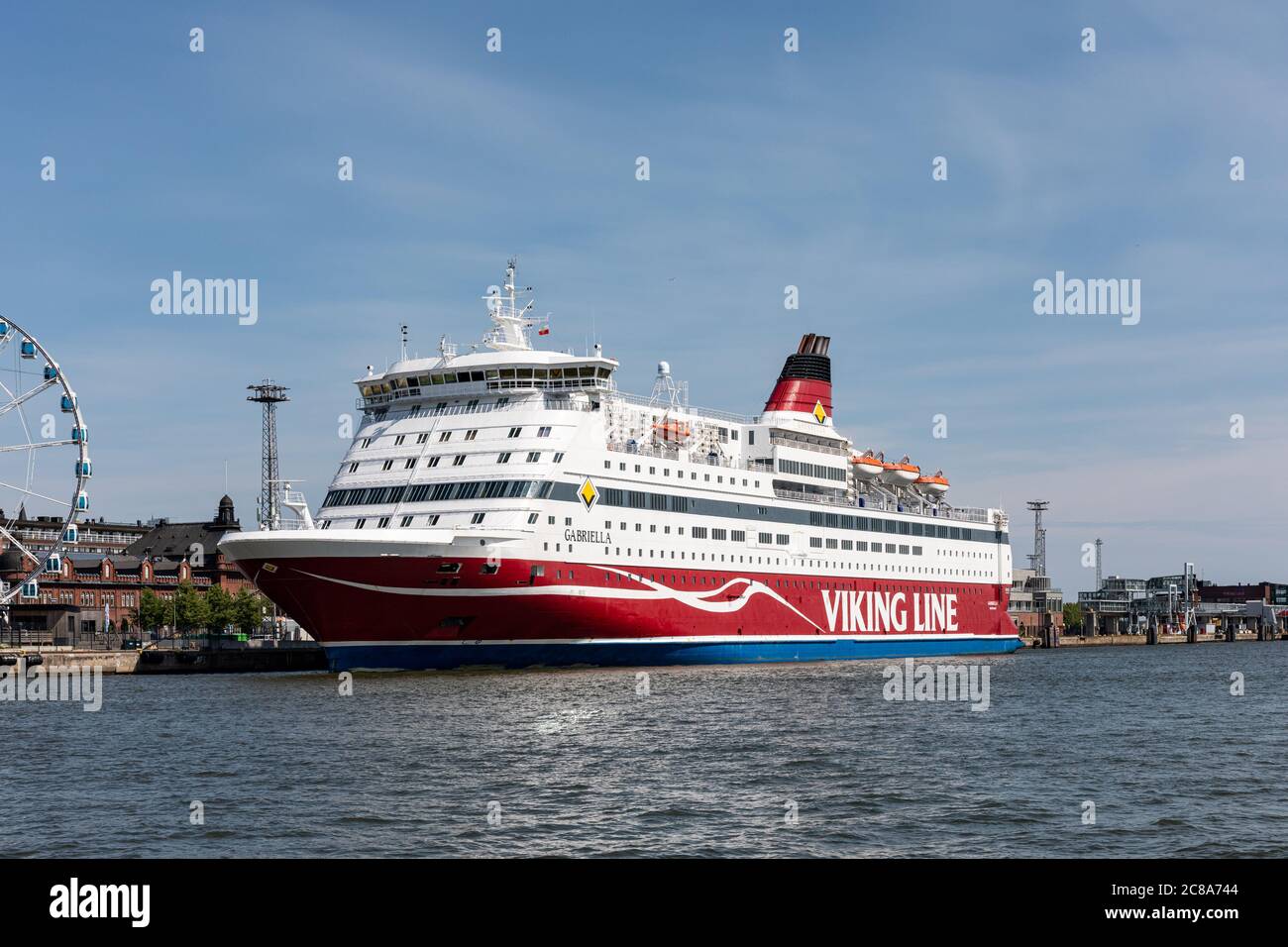 Kreuzfahrtschiff M/S Gabriella von Viking Line Reederei, der in ...